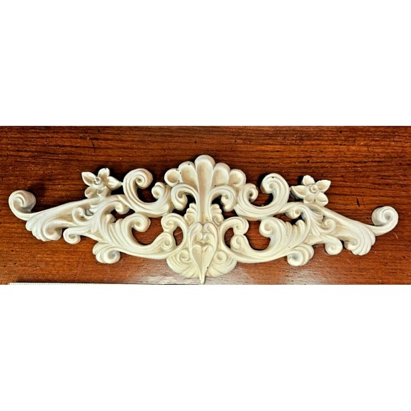 Unbranded | Accents | Vintage White Distressed Ornamental Heavy Resin ...